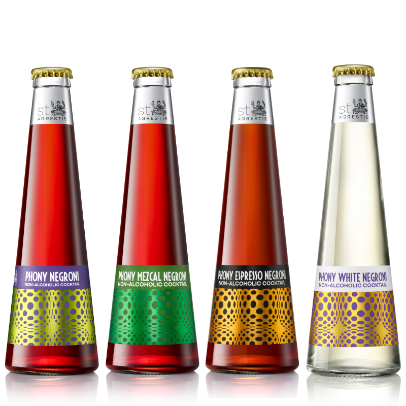 St. Agrestis Non-Alcoholic Phony Negroni® Mix Pack.